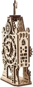 Ugears 3D dřevěné mechanické puzzle Hodinová věž / od 14 let / 44 dílk