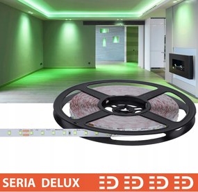 Led pásek Delux Zelený 24V 3.4W/m 80led 480lm dioda SMD283