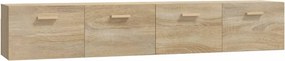 Nástěnné skříňky 2 ks dub sonoma 100x36,5x35cm kompozitní dřevo 3115662