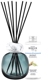 Maison Berger Paris Aroma difuzér Mineral, modrý + náplň Čistý bílý čaj 180 ml 7832