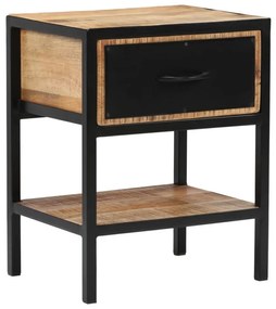 Noční stolek z masivního mangovníkového dřeva 40 x 30 x 50 cm,  244845 HangarStore.cz