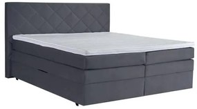 Blanář boxspring Atika 180x200 šedý