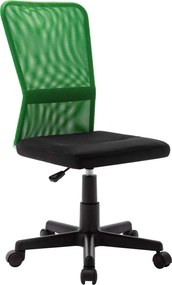vidaXL Kancelářská židle 44 x 52 x 100 cm síťovina textil [289515] Barva: Černo-zelená