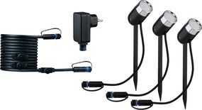 P 5183 Plug & Shine startovací sada Smart Home smik Gateway + LED bodové zahradní světlo Pike základní sada RGBW+ - PAULMANN