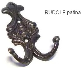 Rustikální věšák Rudolf Varianta: RUDOLF patina