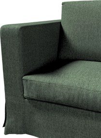 Potah na pohovku IKEA  Karlanda 3-místná nerozkládací, dlouhý barva zelená látka pletený vzor