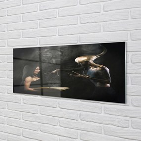 akrylový obraz Žena temná postava 120x60 cm