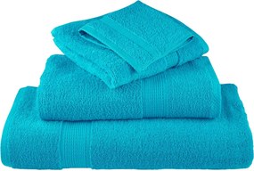Prémiové mycí utěrky SOLUND 10 ks tyrkysové 30x30 cm 600 g/m² 137445