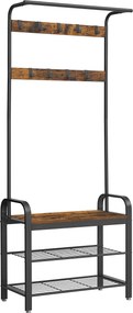 XXXLutz ŠATNA, hnědá, černá, 72/183/33,7 cm Boxxx - Online Only šatny & botníky - 002543007601