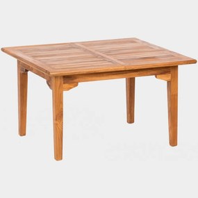 Massive home | Zahradní rozkládací stůl Bologna I Teak 110-160 x 90 cm
