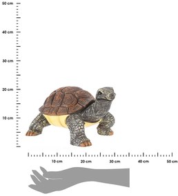 Zahradní figurka z polyresinu Large Turtle, 19x28 cm, vícebarevná