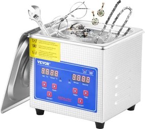 Ultrazvukový čistič 1,3 l Ultrazvukový čisticí stroj z nerezové oceli Digitální