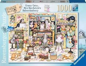 Ravensburger Hrátky rozdováděných koček v galanterii / 1000 dílků / od