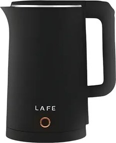 Lafe Double Wall černá / Rychlovarná konvice / 1,8 l / 1800 W / dvoust
