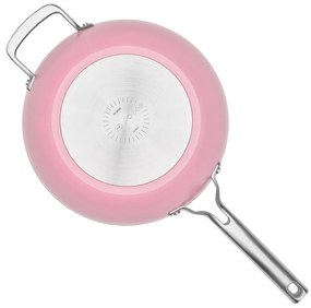 Wok pánev s poklicí/s keramickým povrchem ø 28 cm Meda 3.0 – FABINI