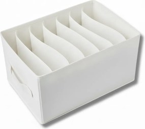 VERK GROUP Organizér na oblečení a spodní prádlo PARTITION, obdélník 9 přihrádek, 36 x 25 x 20 cm, bílý