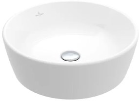 Villeroy & Boch Architectura - Umyvadlo na desku, průměr 450 mm, bez přepadu, CeramicPlus, alpská bílá 5A2546R1