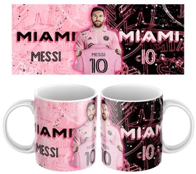 Keramický hrníček s motivem Messi Miami
