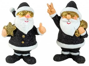 PROHOME - Santa 7,5cm s brýlemi různé motivy