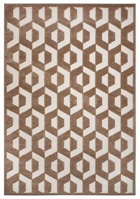 Hnědý koberec 200x285 cm Iconic Hexa – Hanse Home