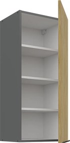 CREMONA ac | horní skříňka 40 G-90 1F policová | 40 cm | VYSOKÁ | antracit/cremona