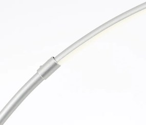 Brilliant - LED Stmívatelná dotyková stojací lampa BOW LED/14W/230V chrom