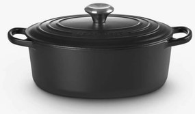 Le Creuset Signature - Pekáč oválný s poklicí, objem 8,9 l, noir mat 21178350000430