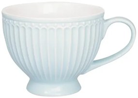 GreenGate Keramický hrnek na čaj Alice Pale Blue 400ml