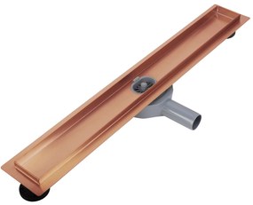 Odtokový žlab REA Neox Pro 80, měď kartáčovaná