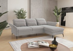 XXXLutz ROHOVÁ SEDAČKA, textil, světle šedá Sit & More - Sedací soupravy - 000144011883