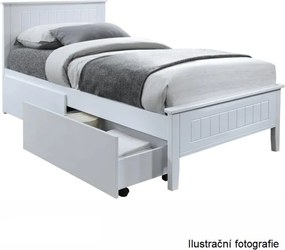 Postel 90x200, bílá, MIDEA Kondela 0000252399