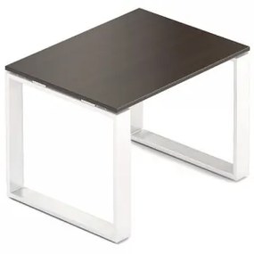 Konferenční stolek Creator 80 x 60 cm, bílá podnož / Wenge