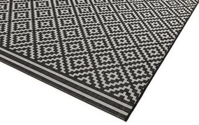 Černý  koberec Granton Diamond Mono Rozměry: 200x290 cm