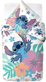 Dětské bavlněné ložní povlečení Lilo &amp; Stitch - motiv Aloha - 100% bavlna - 70 x 90 cm + 140 x 200 cm
