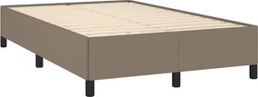 Box spring postel s matrací taupe 120x190 cm textil 3269913