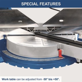 Scheppach HM 305 SL - pokosová pila s potahem a laserem