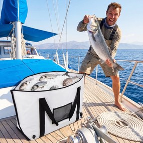 Costway Izolovaná chladicí taška na ryby pro ulovené ryby Kill – 98 × 46 × 50 cm