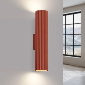 Sollux Lighting Nástěnné svítidlo KARBON 30 červený okr