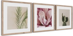 Tištěné obrazy v sadě 3 ks s rámem 30x30 cm Fresh – Styler