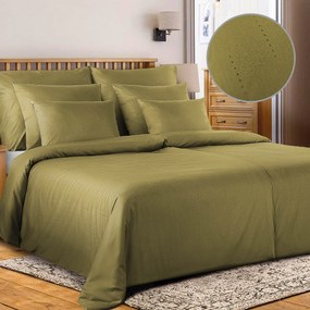 Povlečení Veba GEON Tichá elegance olivová Velikost: 140x220 cm + 70x90 cm