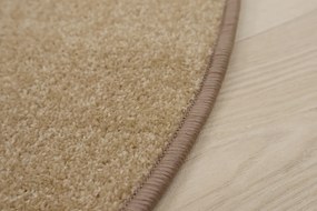 Vopi koberce Kusový koberec Eton béžový ovál - 200x300 cm
