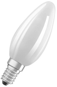 Matná LED malá žárovka E14 5,5 W CLASSIC B, teplá bílá