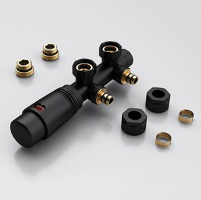 design radiátorový ventil s termostatickou hlavicí DOPORRO ode zdi Barva: matný anthrazit