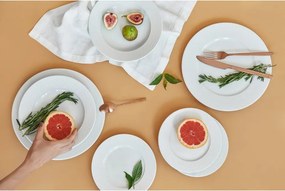 12dílná sada bílých porcelánových talířů Bonami Essentials Imperio