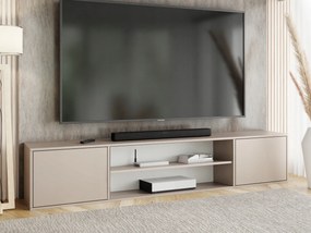 TV skříňka EDI 4 kašmír otevřená TV skříňka s policí