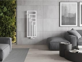 Mexen Alaska dekorativní radiátor 1216 x 440 mm, 542 W, bílý - W205-1216-440-00-20