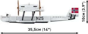 COBI 1384 Dornier Do J Wal "Amundsen" / Stavebnice / 483 dílků / 2 fig