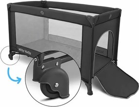 Dětská cestovní postýlka Milly Mally Mirage v přenosné tašce dark grey