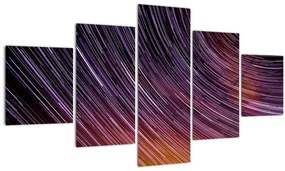 Obraz rozmazaných hvězd na obloze (125x70 cm)
