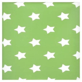 13420 Samolepící fólie Gekkofix Hvězdičky velké zelené šíře 45cm